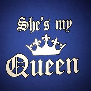 Gildan | Shirts | Blue Shes My Queen Graphic Tshirt | Poshmark
